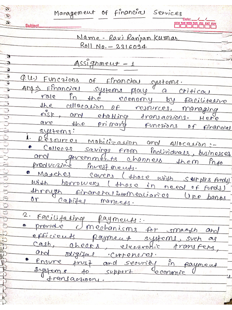 1.FMS Ravi Ranjan | PDF