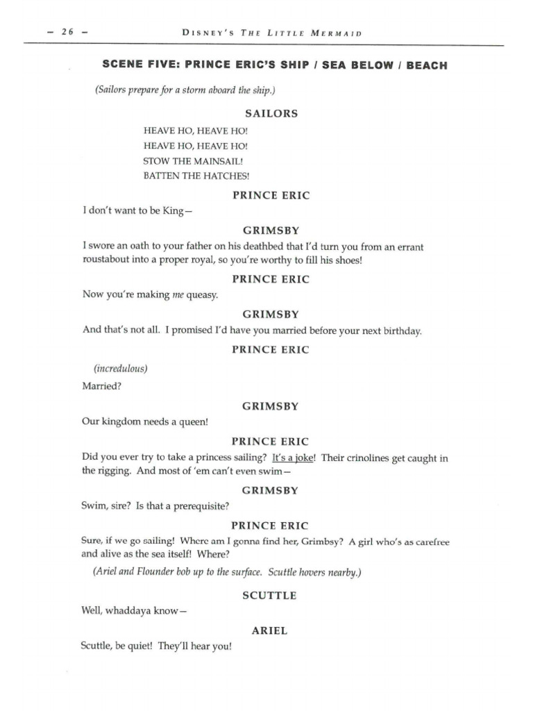 Eric, Grimsby, Ariel and Scuttle (1) | PDF