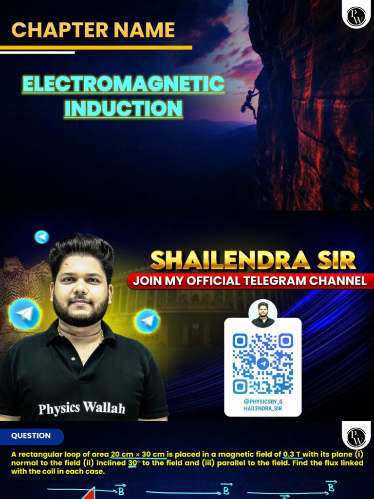 CH6 Electromagnetic Induction Question Final | PDF