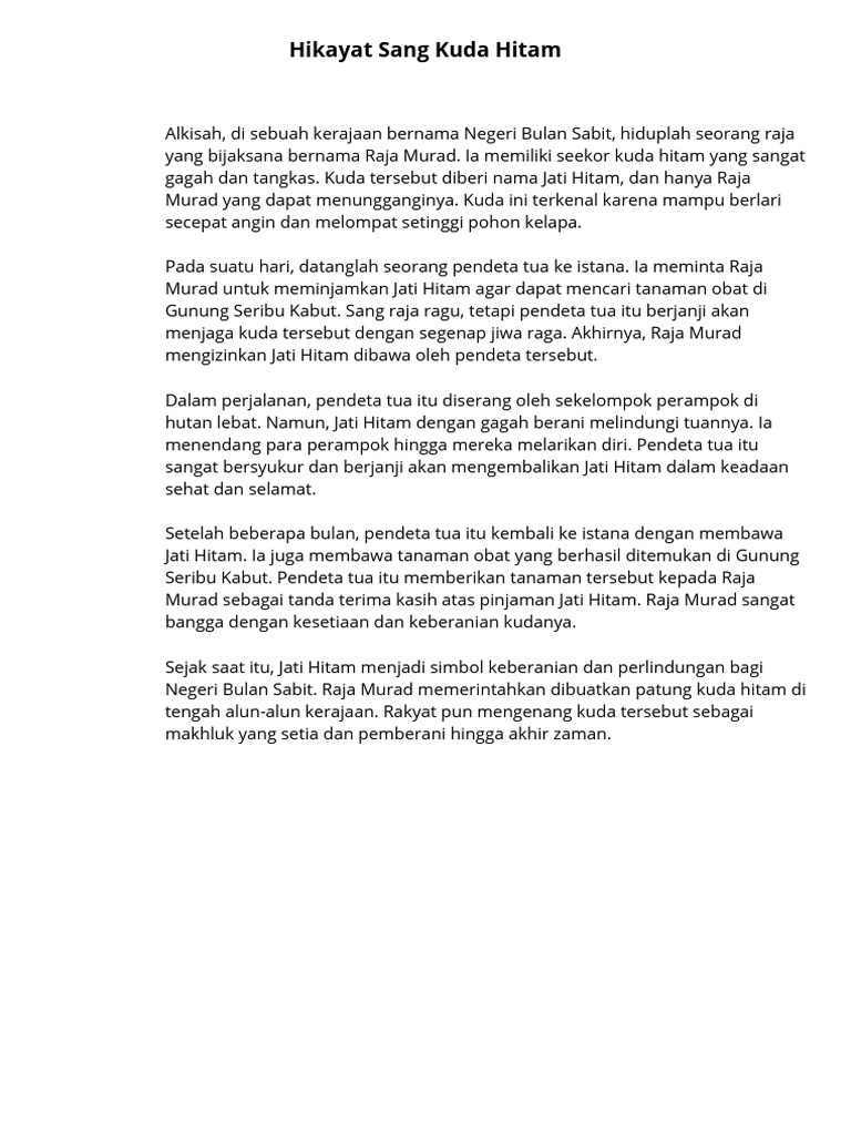 Sang Kuda Hitam - 20250112 - 123328 - 0000 | PDF