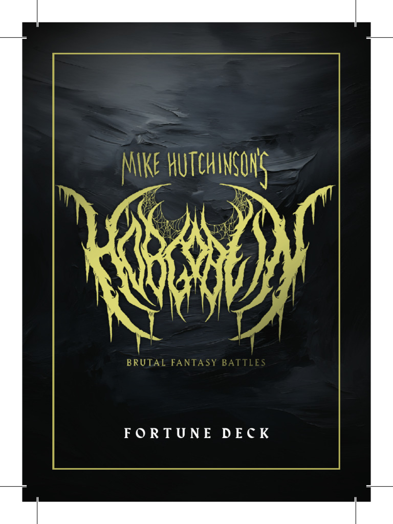 Hobgoblin Fortune Cards | PDF | Tabletop Games | Gaming
