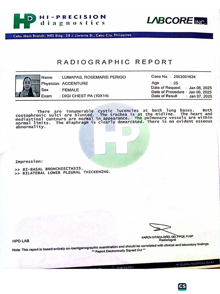 Medical Result | PDF