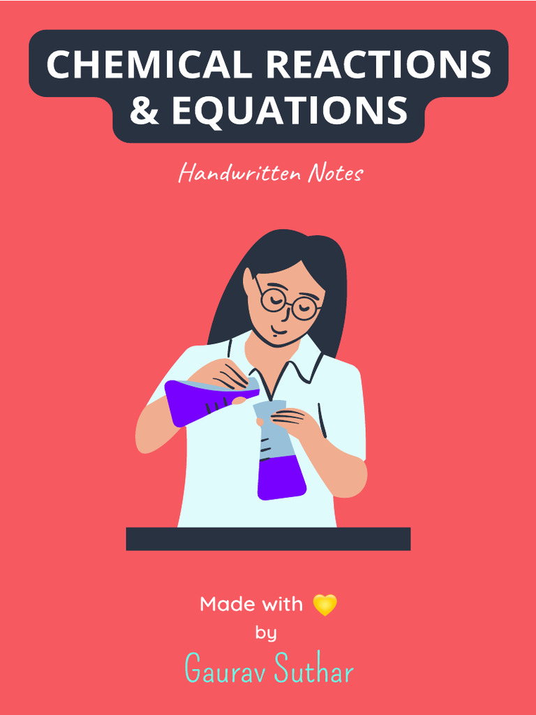 Chemical Reactions and Equations | PDF