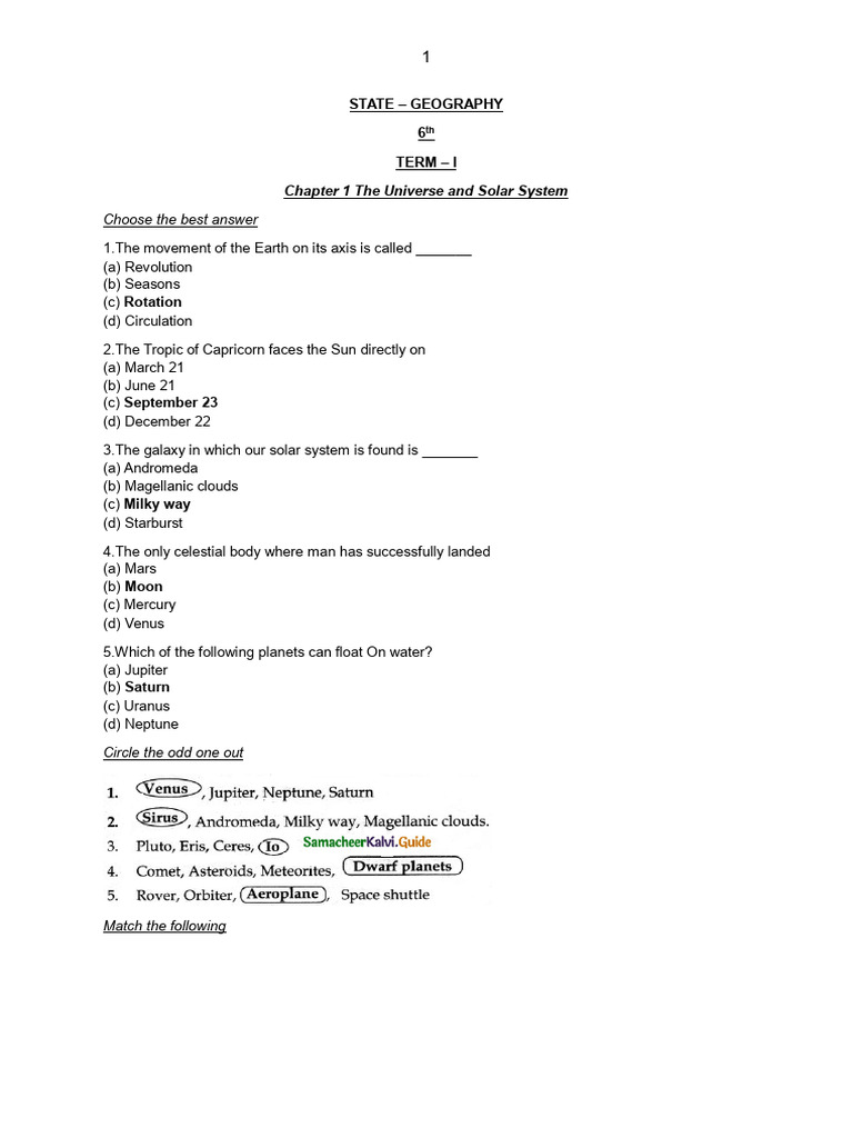State Geography Book Back | PDF | Volcano | Rock (Geology)