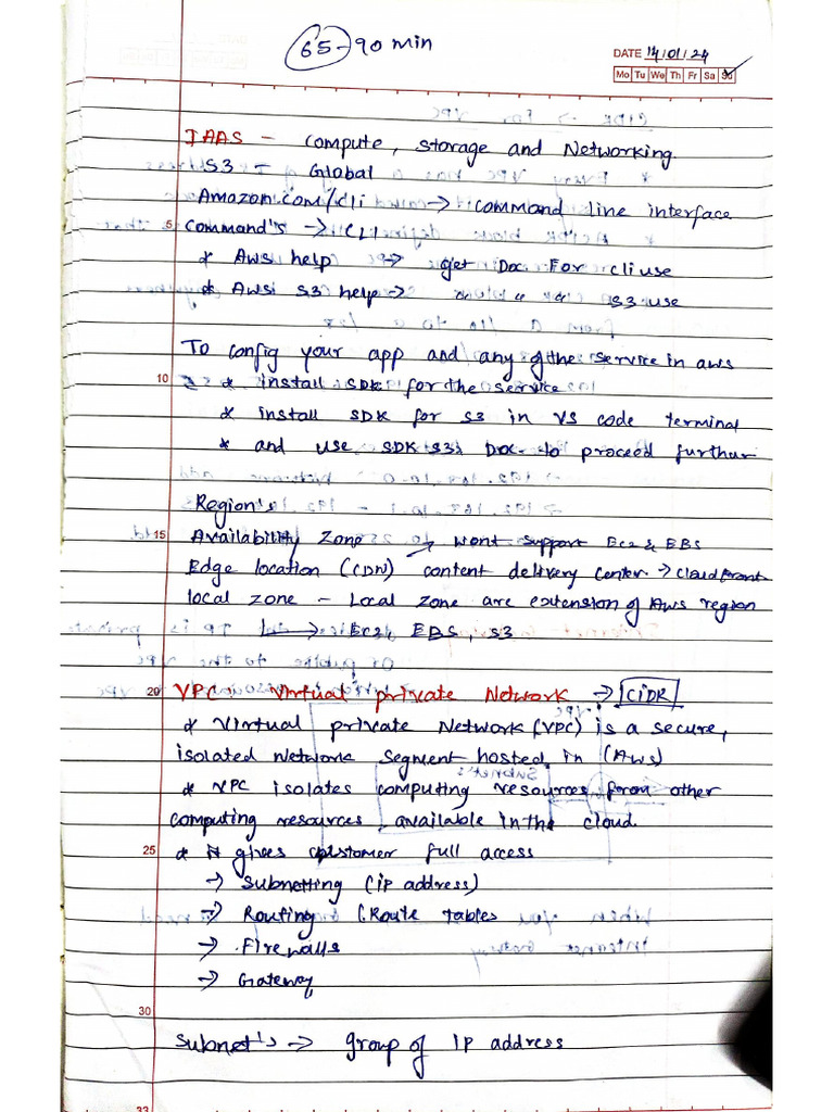 Aws Notes 1 | PDF