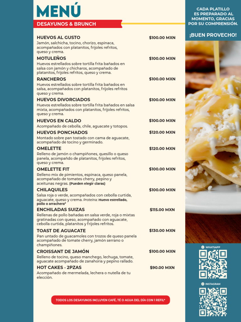 Menú Meraki SC | PDF | Alimentos | Cocina