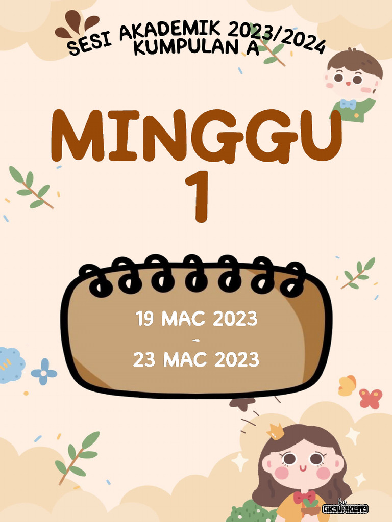 Divider RPH 2023-2024 (Kump A) - Cute | PDF