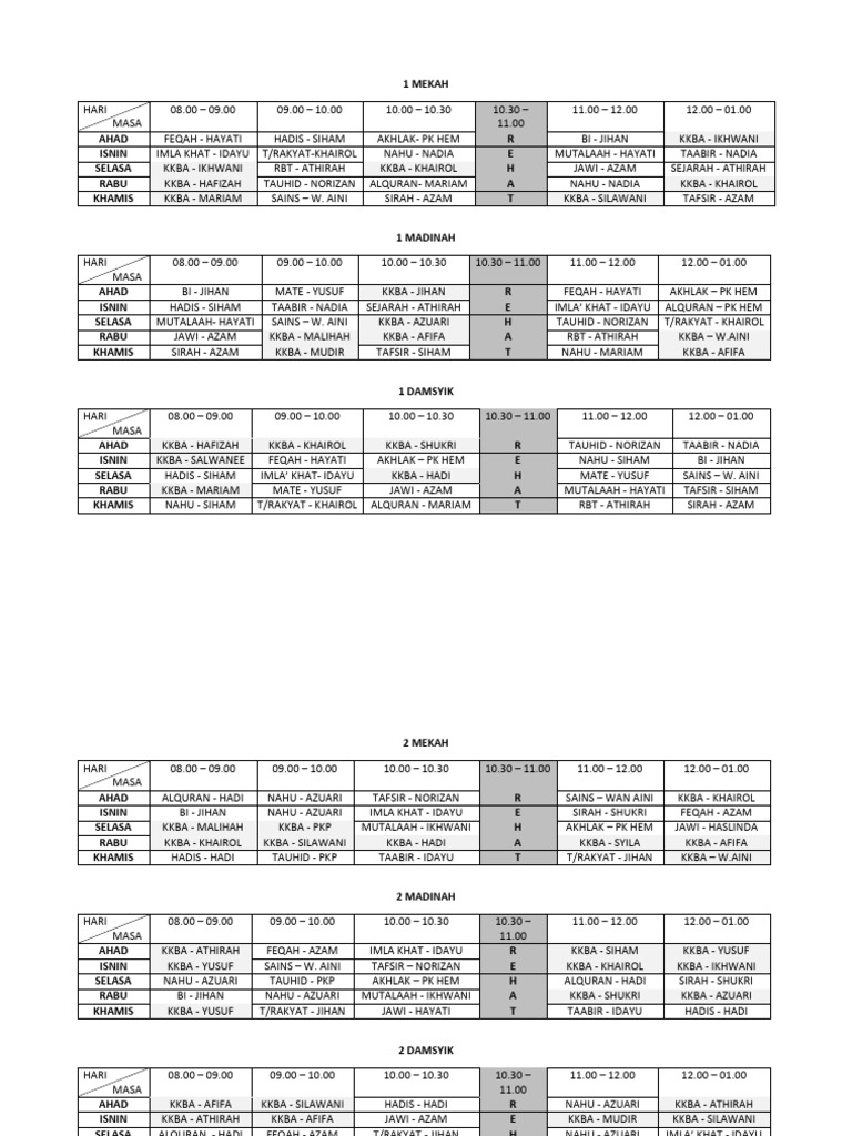 Jadual LPS Raya Cina | PDF