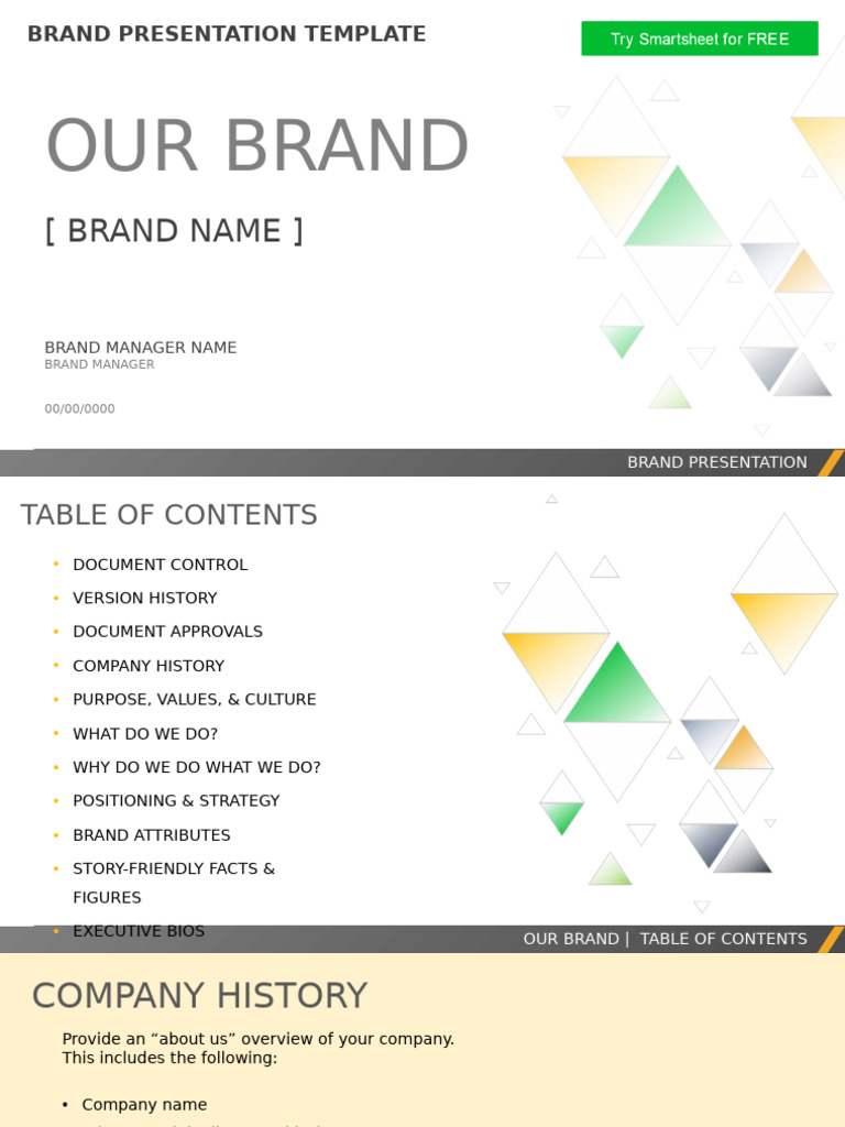 IC Brand Presentation Template | PDF | Brand | Business