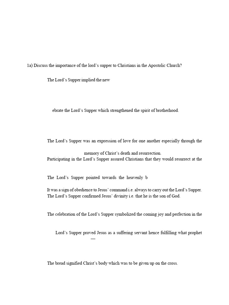 Mock Guide Div2 & Qns 2022 Soft | PDF | Jesus | Eucharist