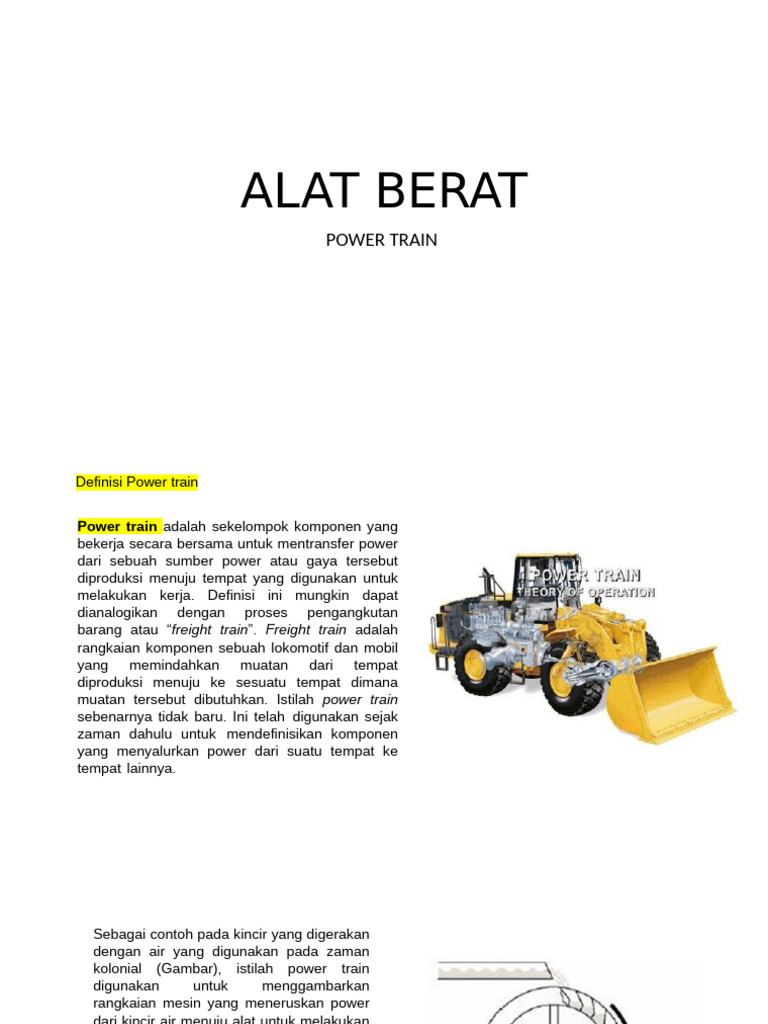 Pertemuan 10 Power Train | PDF