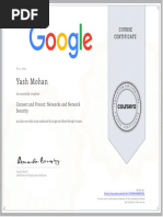 Coursera Certificate Example | PDF