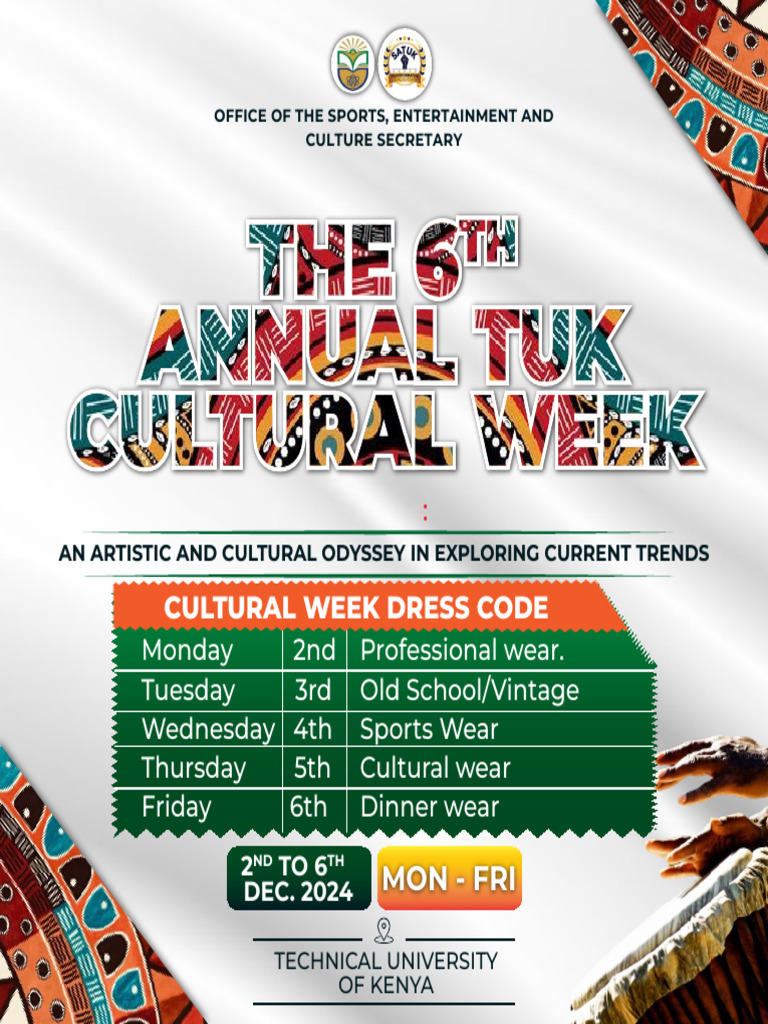 ANNUAL CULTURAL WEEK Dress Code | PDF