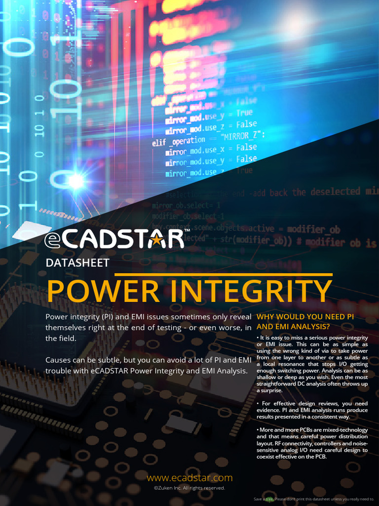 Power Integrity for PCB Designers | PDF | Capacitor | Electromagnetic ...