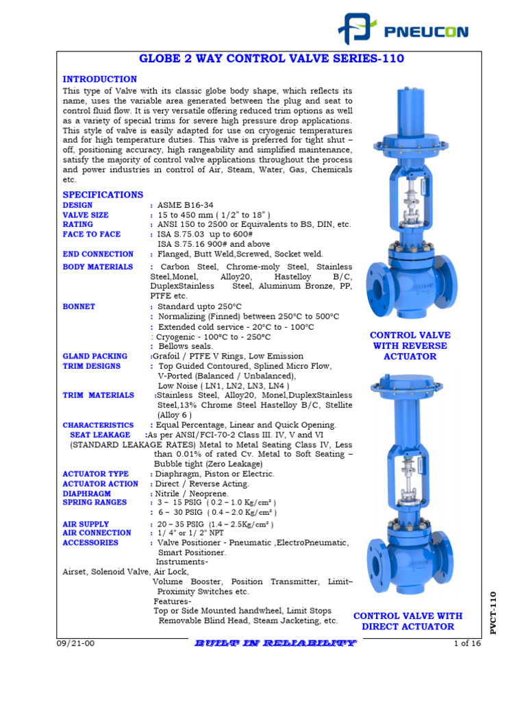 Pneucon Valves New Catalogue 10-10-2024 | PDF | Valve | Actuator