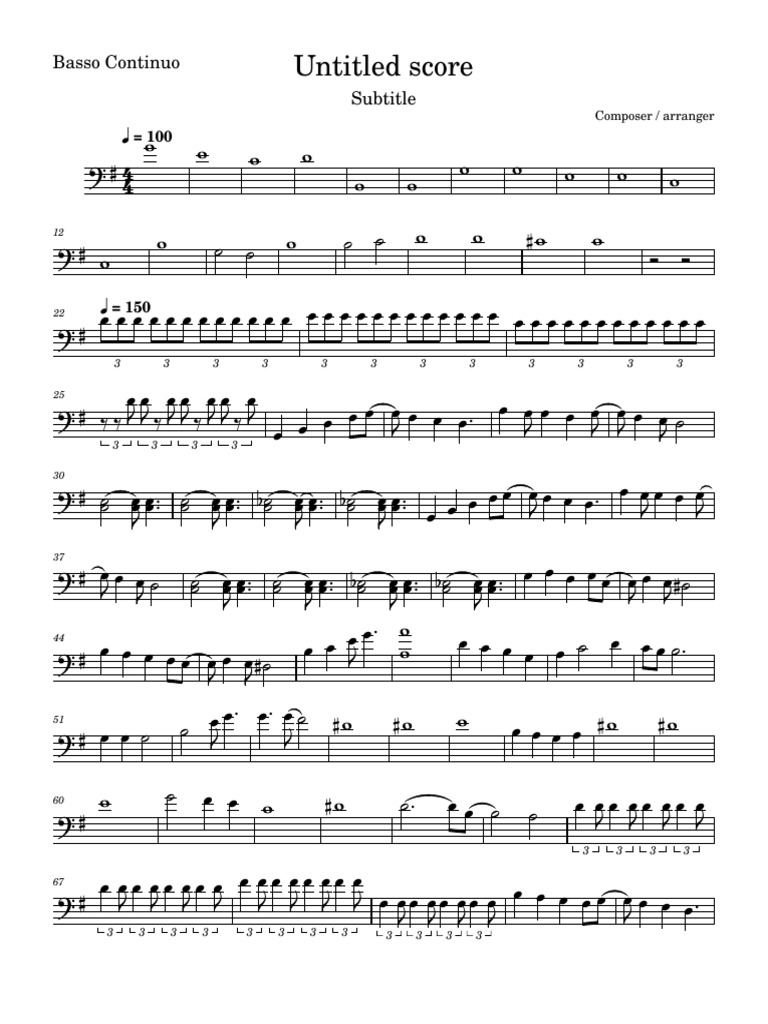 All I Want For Christmas Is You-Basso - Continuo | PDF | Choral Compositions | Classical Music