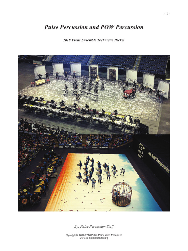 Pulse Front Ensemble Technique Manual 2018 | PDF | Hand