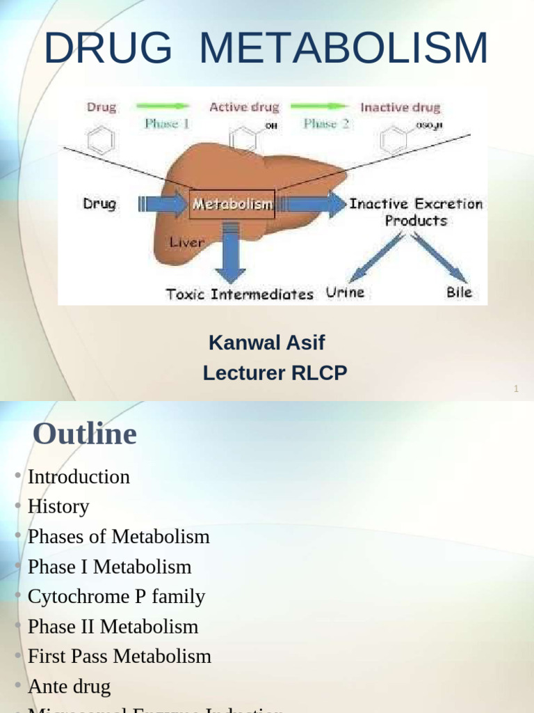 Drug Metabolism | PDF | Drug Metabolism | Cytochrome P450