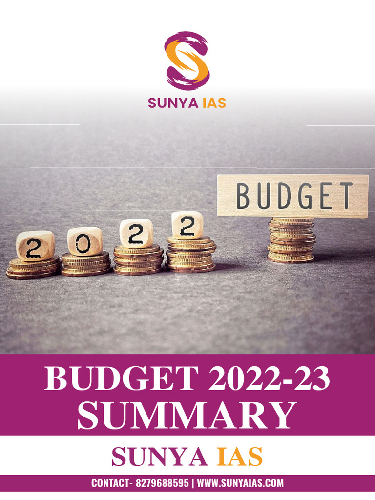 Budget 2022-23: Capital Expenditure Insights | PDF | Taxes | Fiscal ...