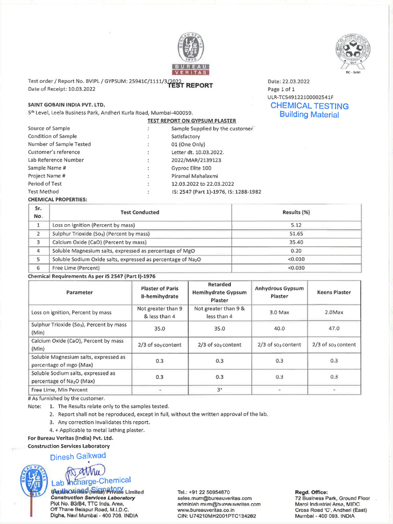 Elite 100 Chemical Piramal Mahalaxmi | PDF