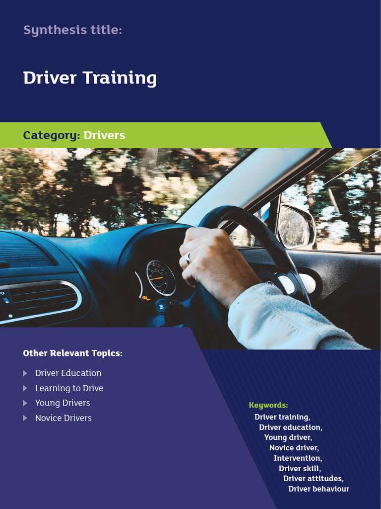 Drivers-Driver-training 241101 024327 | PDF | Attitude (Psychology) | Risk