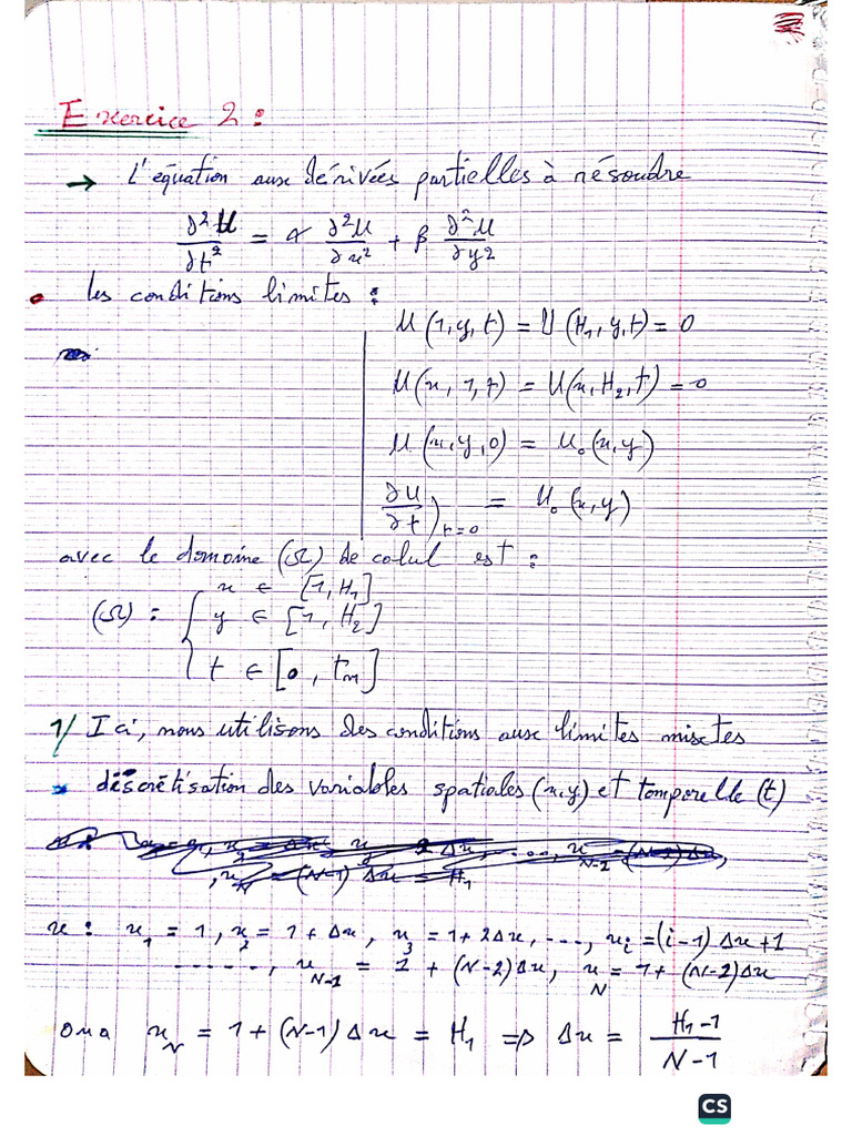 Exercice-2 Methode Numerique | PDF