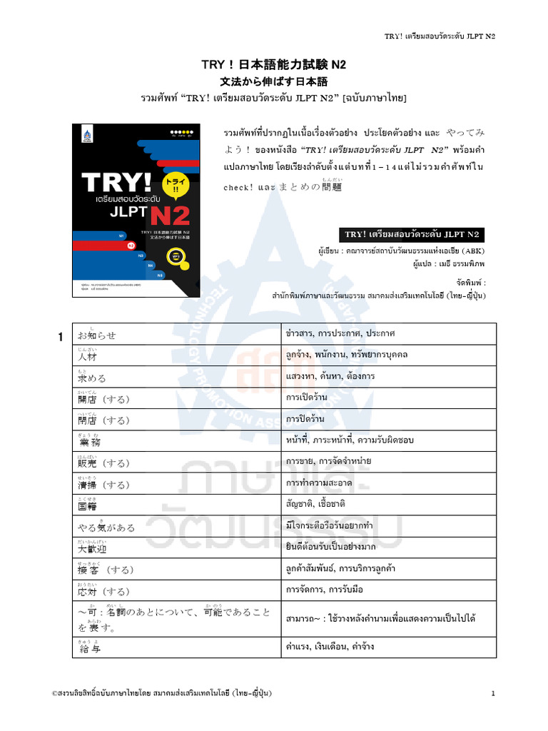 Copy of TRYN2_Vocab | PDF
