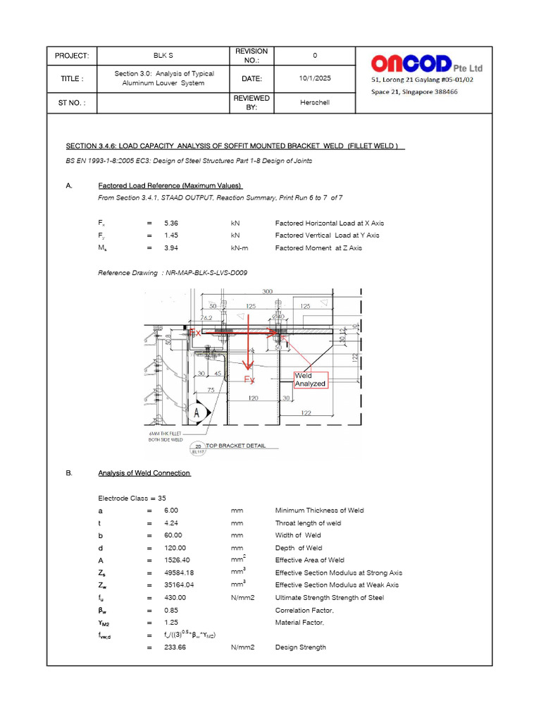 Section 3.4.6 - Soffit Mounted Bracket | PDF | Welding | Construction
