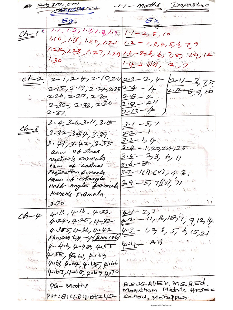 11th-Maths-Important-Questions-Number-PDF-Download | PDF