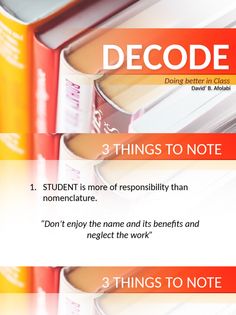 Decode | PDF | Learning | Cognitive Science