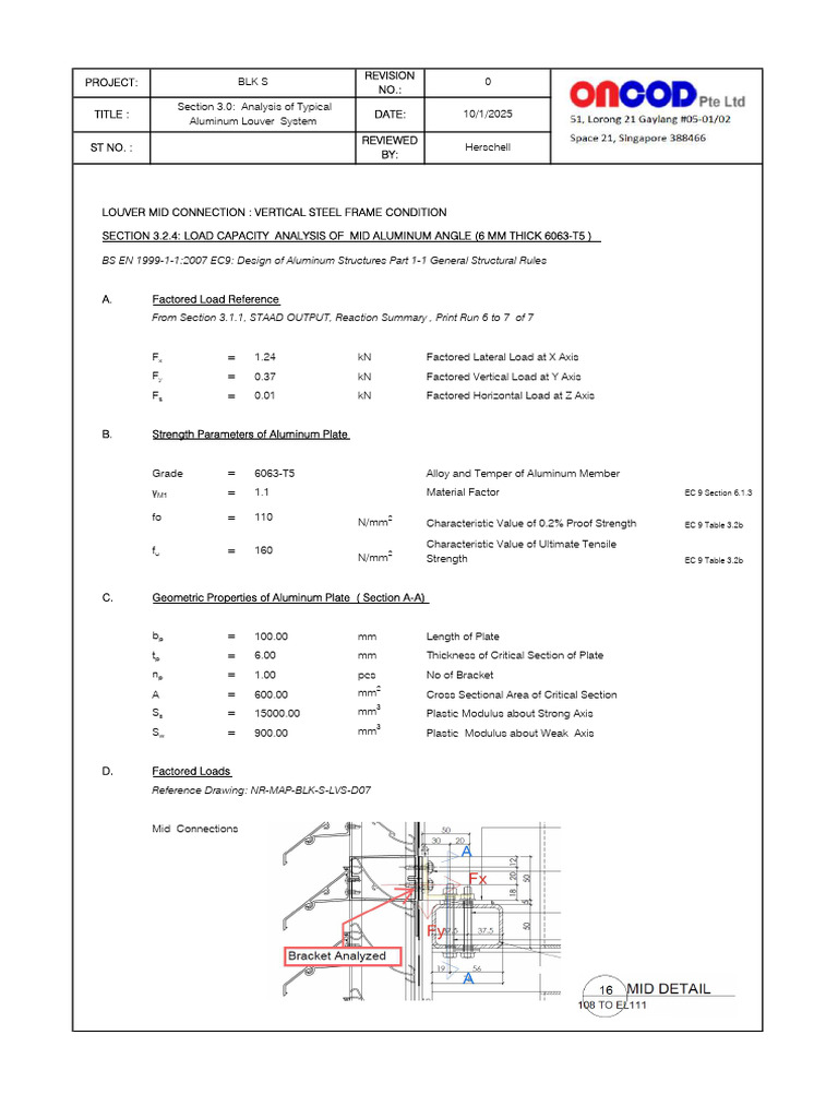 Section 3.2.4 - TYp Bracket | PDF | Bending | Applied And ...