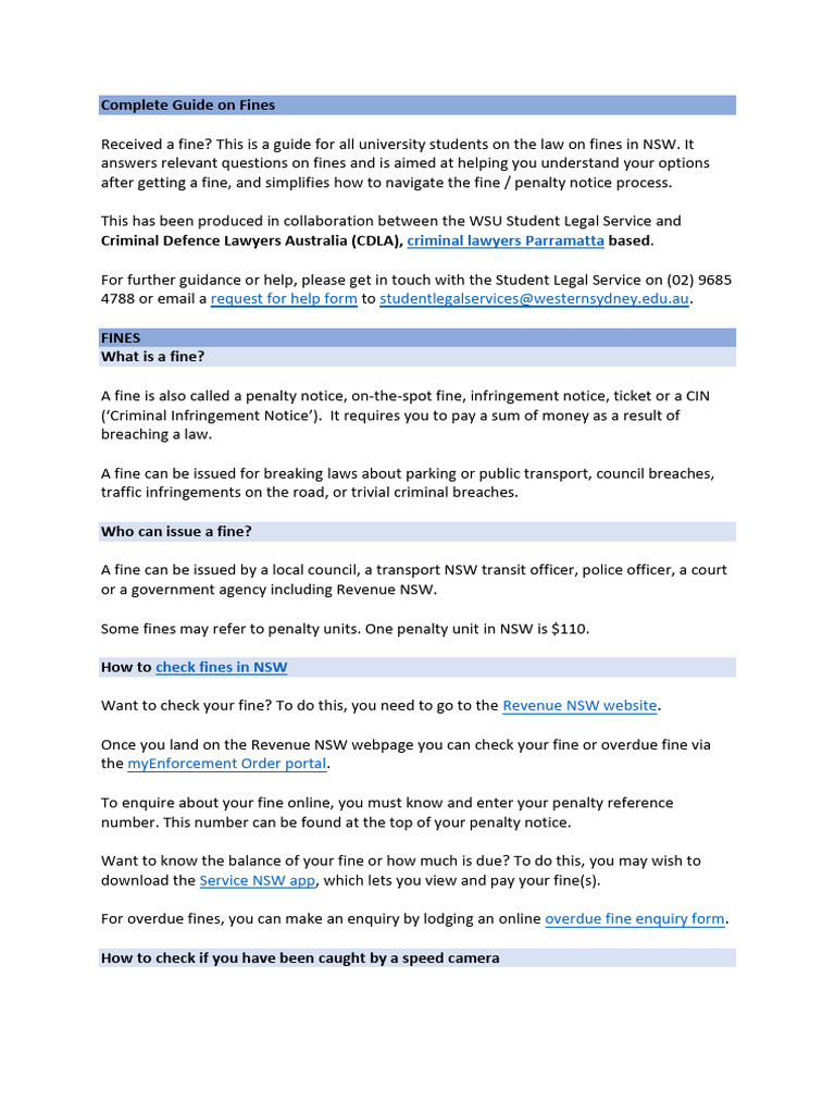 Complete Guide On Fines | PDF | Fine (Penalty) | Public Law