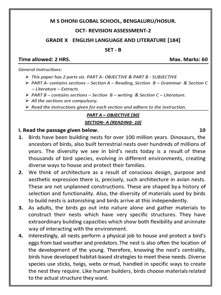 G10-ENG-OCT-REV-2- SET- B | PDF