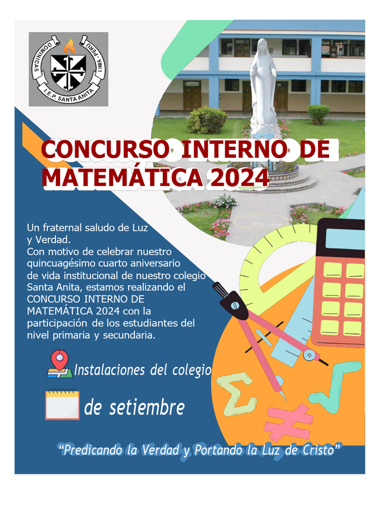 CONCURSO DE MATEMATICA 2024 | PDF