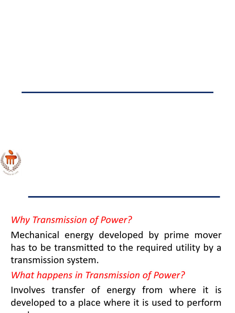 Chap 2 - Power Transmission - Belt Drive | PDF | Belt (Mechanical) | Mechanical Engineering