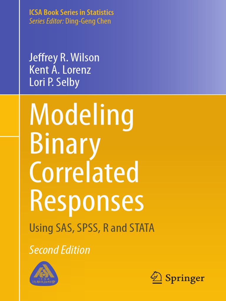 (ICSA Book Series in Statistics) Jeffrey R. Wilson, Kent a. Lorenz, Lori P. Selby - Modeling ...