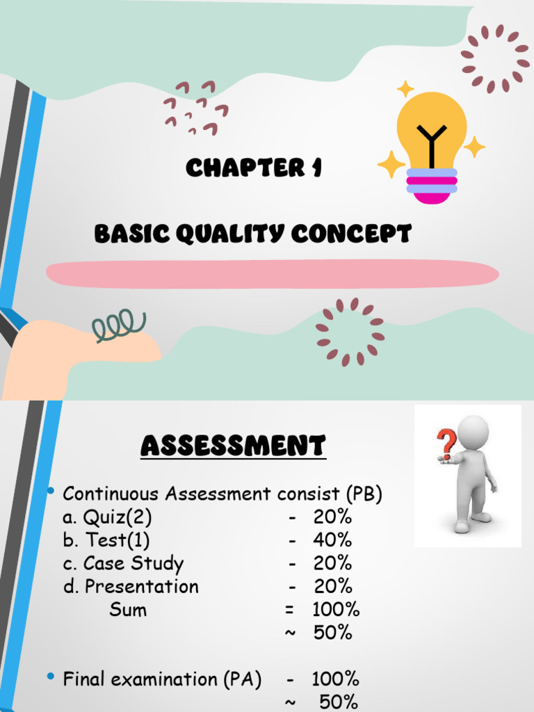 Chapter 1 Basic Quality Concept | PDF | Iso 9000 | Quality Assurance