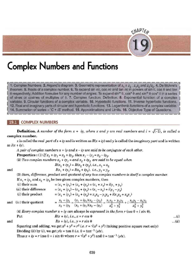 Complex Analysis | PDF