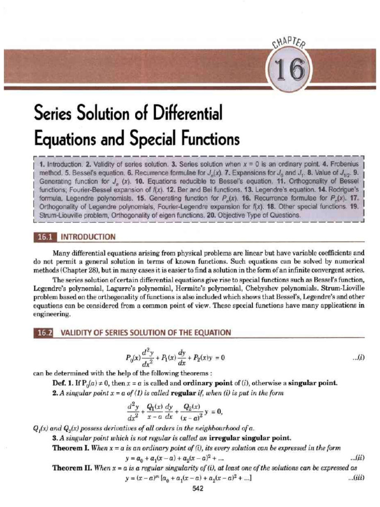 Series Solutions | PDF