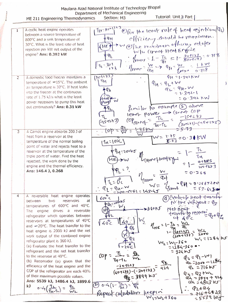 unit 3 tutrial part 1 sol. | PDF