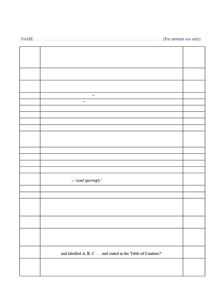Extended Essay Checklist 2022 | PDF | Written Communication
