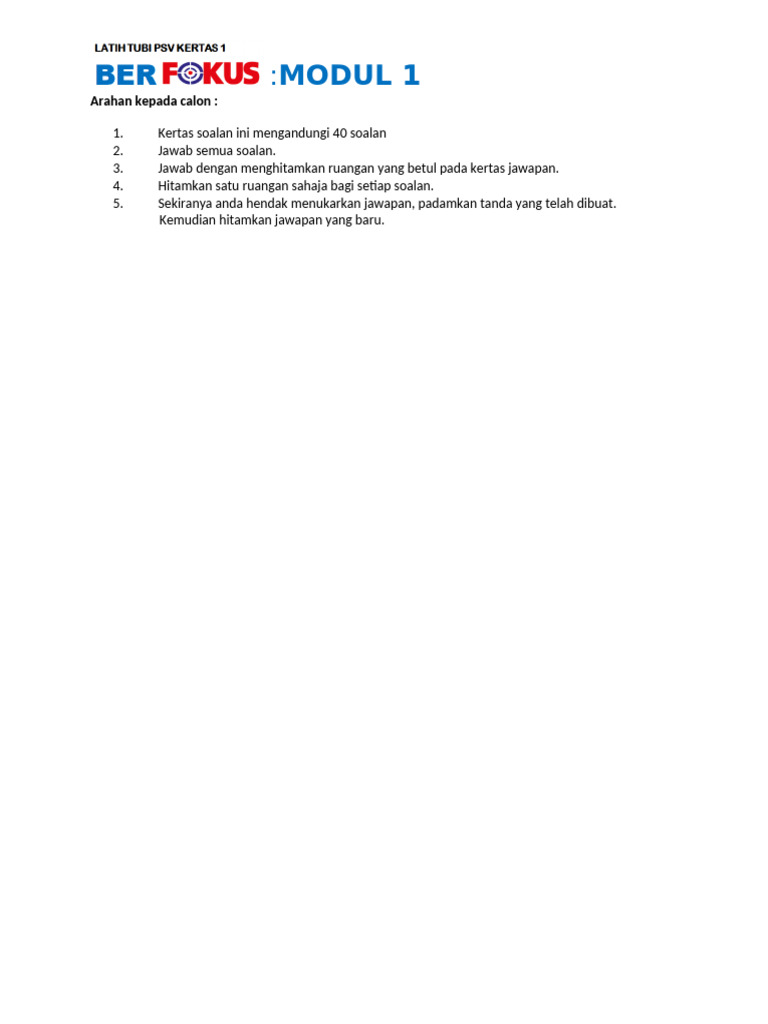 04 MODUL SET 1 | PDF