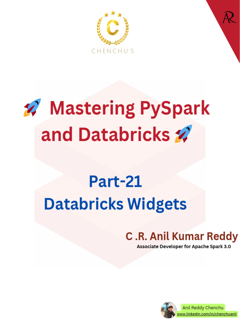 Databricks Widgets | PDF | Parameter (Computer Programming) | Data ... Databricks Widgets | PDF | Parameter (Computer Programming) | Data ...
