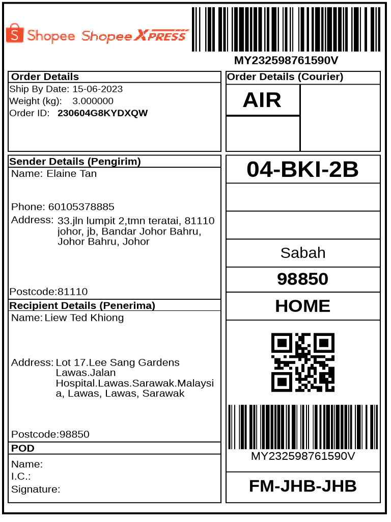 Air Waybill | PDF