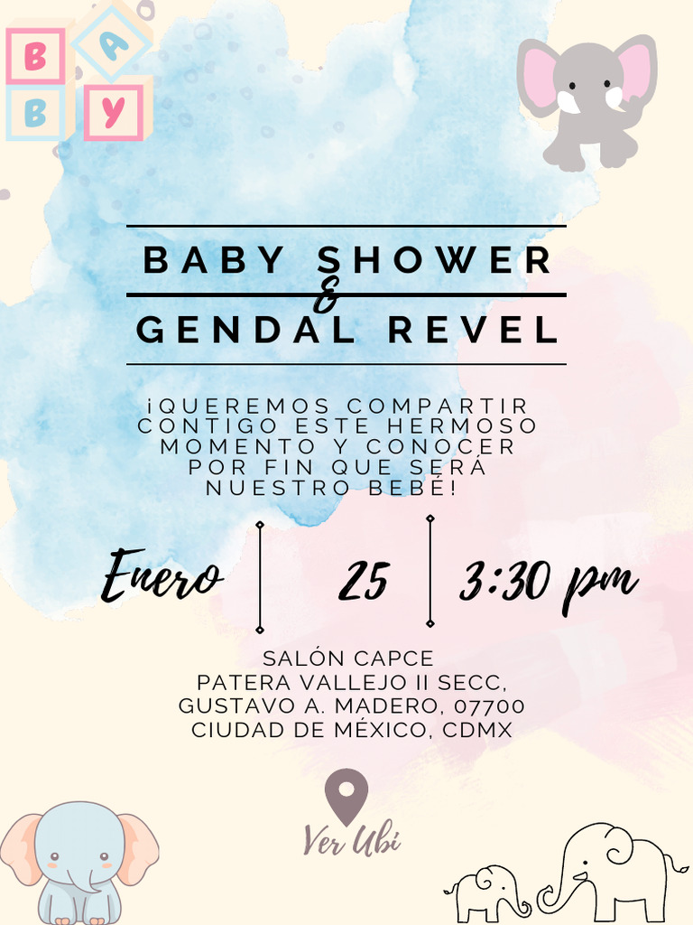 Genial Revel & Baby Shower Sharon e Iván - 20241228 - 215322 - 0000 | PDF