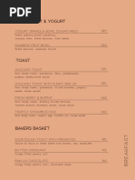PGL Food Menu 2024-2025 Overview | PDF | Sausage | Salad