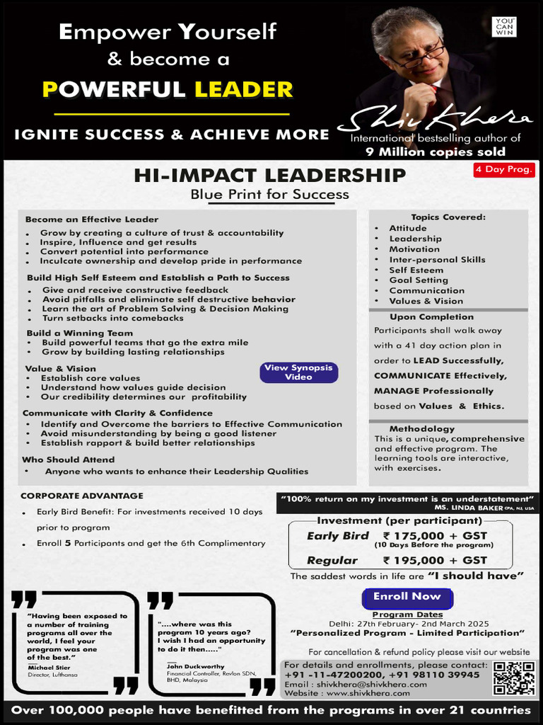 Hi Impact Leadership February 2025 | PDF | Leadership | Human Communication