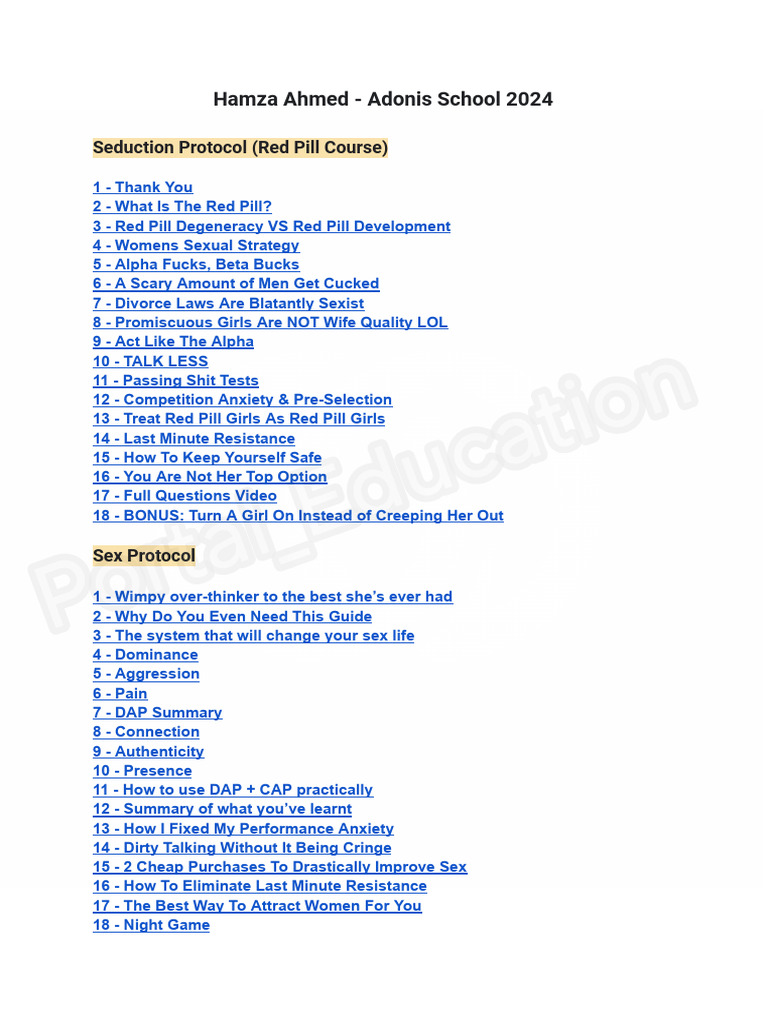 TG-Portal - Education - Adonis School 2024 Updated | PDF