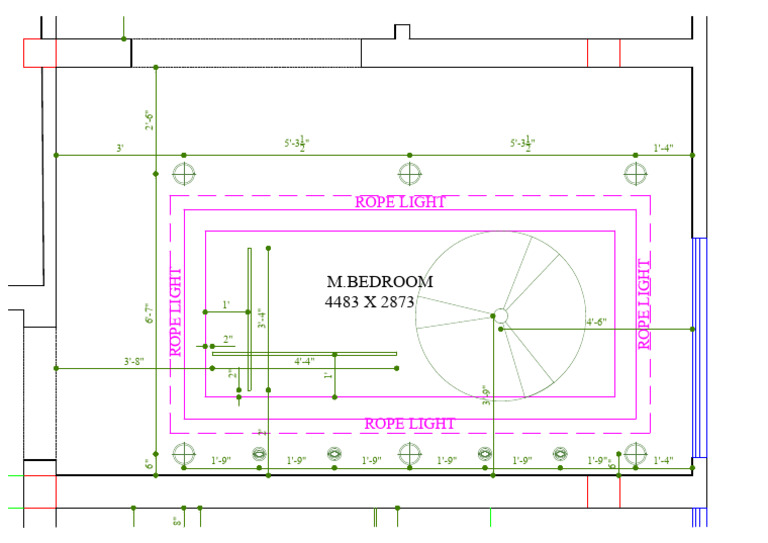 MBR False Ceiling Electrical | PDF