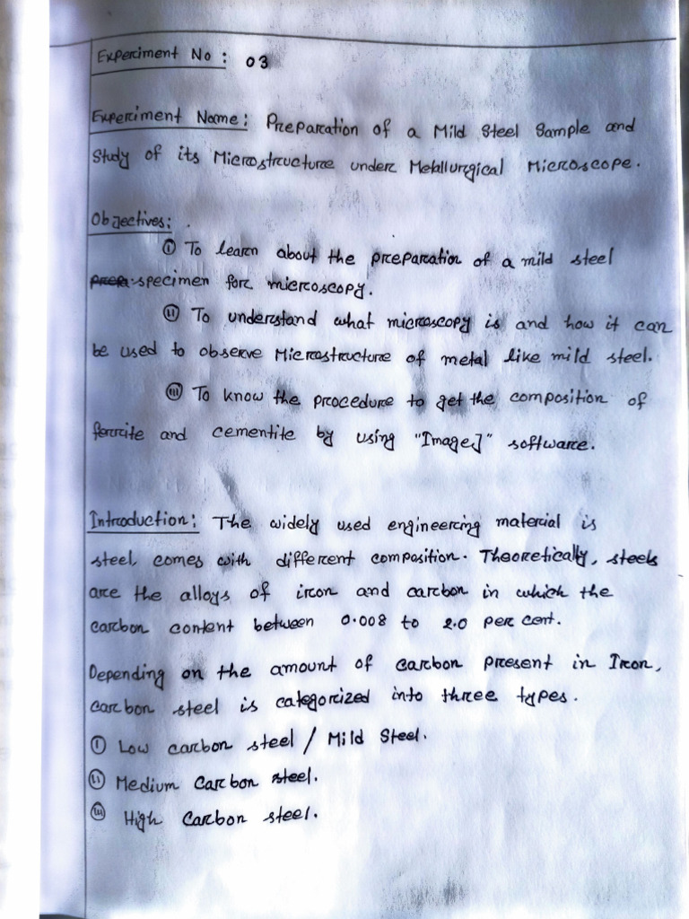 Experiment No 03 | PDF